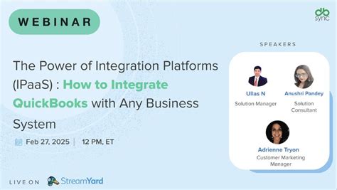 Integration Quickbooks Salesforce Dynamics365 Hubspot Databases… Dbsync