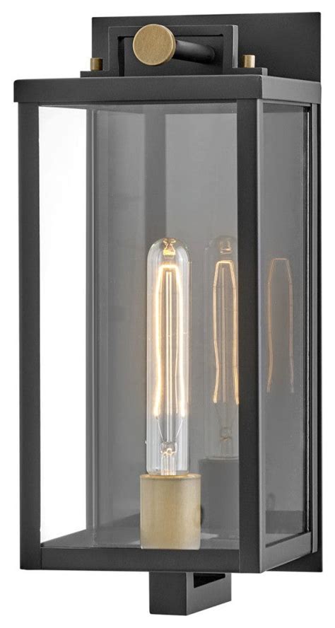 Hinkley Catalina Medium Wall Mount Lantern Black