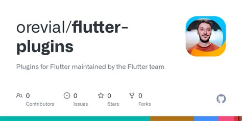 Github Orevialflutter Plugins Plugins For Flutter Maintained By The