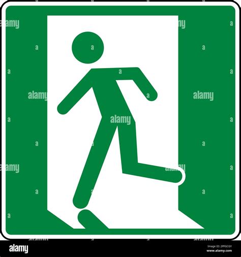 Emergency Exit Sign Drawing Symbol At Brittany Elrod Blog