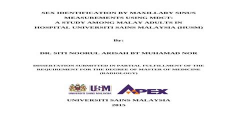 Pdf Sex Identification By Maxillary Sinus Mmy408891dr