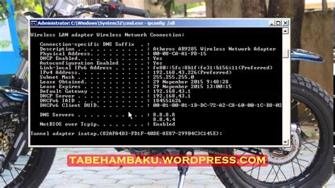 46 tutorial cmd ipconfig all youtube