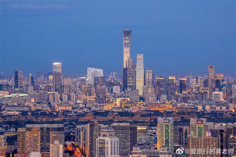推荐一个拍摄北京天际线的好地方北京中央电视塔 中央电视塔 北京 新浪新闻