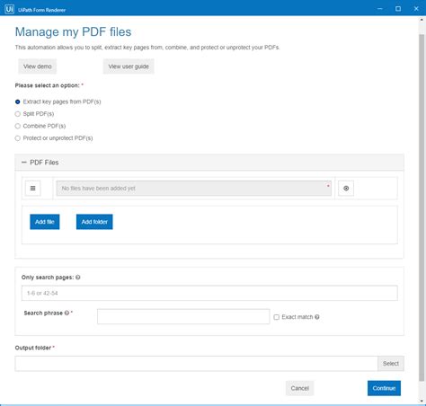 Manage My Pdf Files Rpa Component Uipath Marketplace Overview