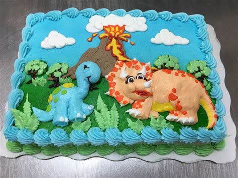 Dinosaur Sheet Cake