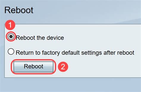 Reboot And Reset To Factory Default Settings On The RV132W And RV134W Cisco