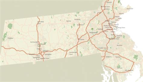 Small Format Reference Map Of Massachusetts Nayanika Sukumar