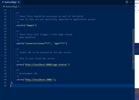 yarn dev error with bud bud roots discourse