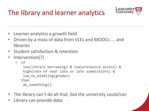 Ppt Analytics Lancaster University Library Powerpoint Presentation