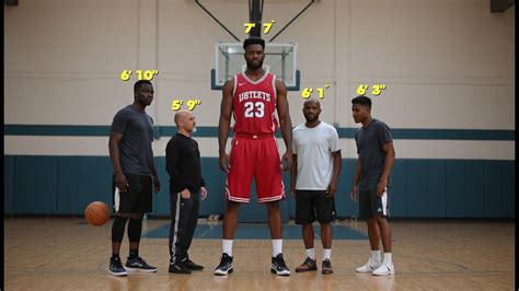 How Tall Are Basketball Players Youtube