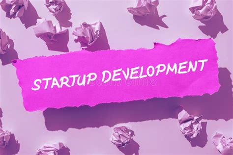 Conceptual Display Startup Development Internet Concept Developing