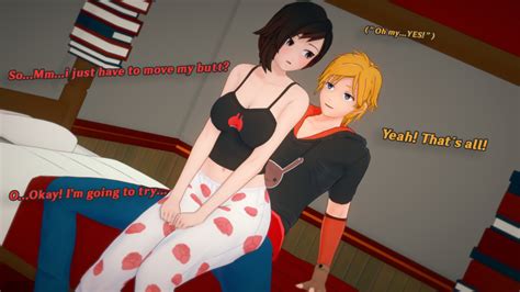 Rule 34 1girl1boy 3d Female Grinding Jaune Arc Male Midriff Nyxxzeiss