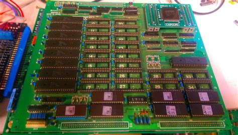 Capcom CPS C Board Repair Pic Heavy PCB Monitor Repair Logs Aussie Arcade
