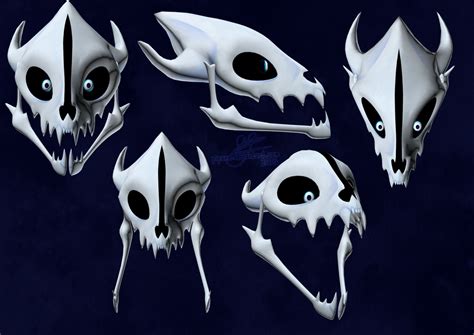 Gaster Blaster 3d Model By Pipann On Deviantart