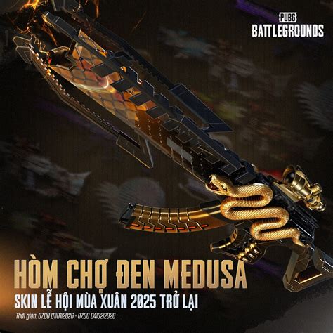 Pubg 🔥skin LỄ HỘi MÙa XuÂn 2025 TrỞ LẠi Minotaur Aug Medusa