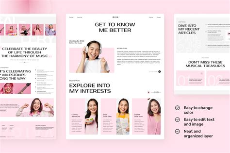 diva personal blog website on yellow images creative store 127441