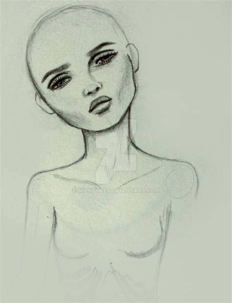 Bald Sketch By Milkyvee On Deviantart