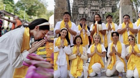 “เบลล่า” งดงามมาก กับทริปลัดฟ้าแสวงบุญที่พุทธคยา อินเดีย