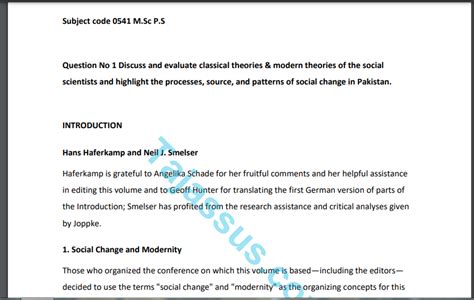 Subject Code 0541 Msc Ps Solved Paper 2021 Tajassus