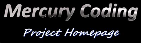Mercury Coding Home
