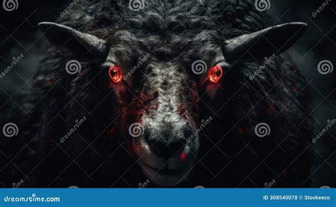 Terrifying Demonic Seagull A Gruesome Encounter With Pure Evil Stock Image