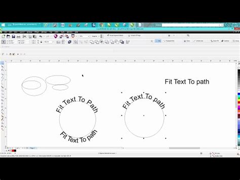 Curve Text In Coreldraw Wherelat
