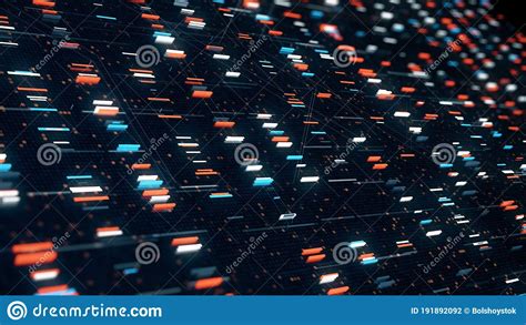 Abstract Pixel Pattern On Black Background Seamless Loop Animation