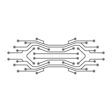 Premium Vector Circuit Technology Ilustration Vector