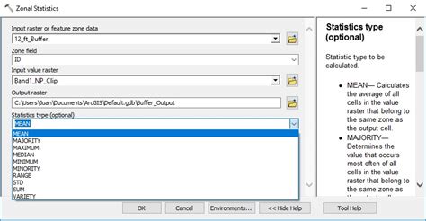 Extracting Average Cell Values Of Multiple Buffer Zones In Arcmap Geographic Information