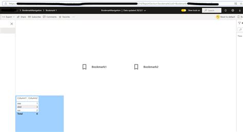 Solved Bookmarks Navigation Is Not Working Again Microsoft Fabric Community