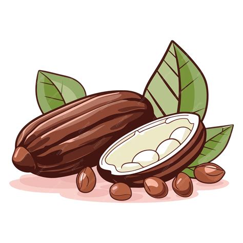Premium Vector An Icon Representing A Pod Of Cocoa Fruit In Vector Format Suitable For