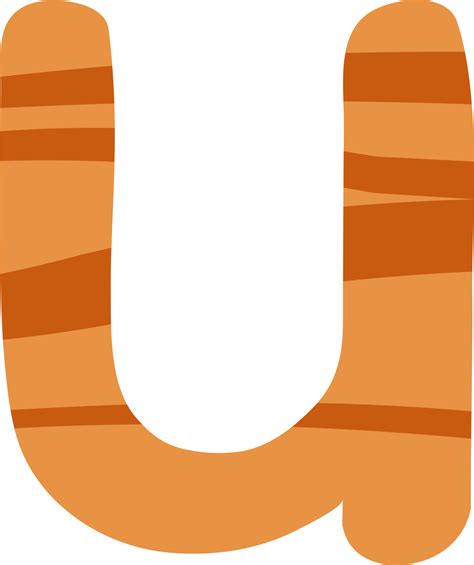 Letter U English Alphabet Tree Structure 21182917 Png