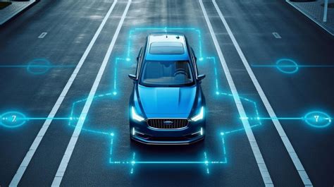Premium Photo Concept Of An Autonomous Automobile Sensor System For