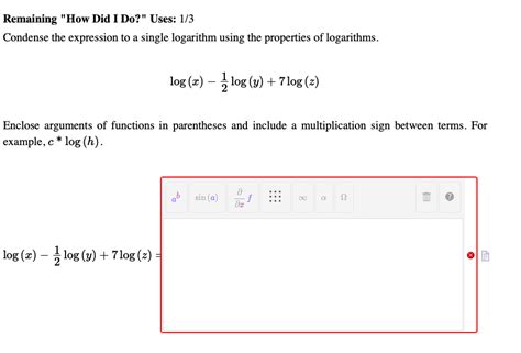 Solved Remaining How Did I Do Uses 1 3 Condense The Chegg Com
