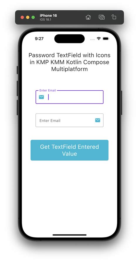 Textfield In Kmp Kmm Kotlin Compose Multiplatform
