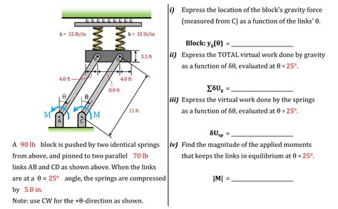 solved i ﻿express the location of the block s gravity