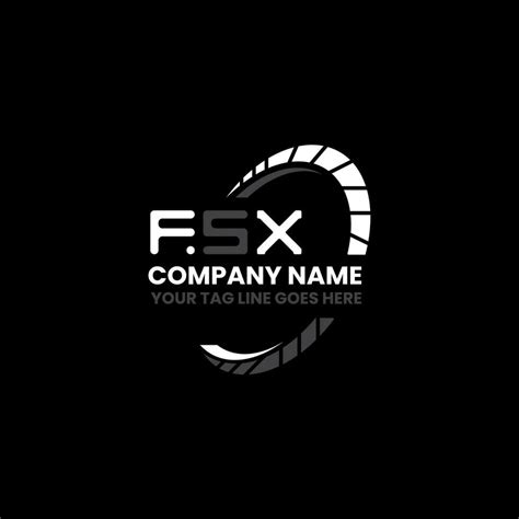 fsx letter logo creative design with vector graphic fsx simple and modern logo fsx luxurious