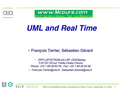 PPT Real Time UML Modeling And Analysis For Resource And Quality Of