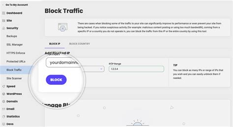 how to block an ip and remove an ip block siteground kb