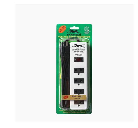 Panther Voltage Surge Protector Extension Cord Set Psp 1202 Lazada Ph