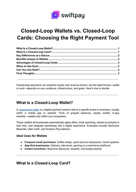 Ppt Closed Loop Wallets Vs Closed Loop Cards Choosing The Right Payment Tool Powerpoint