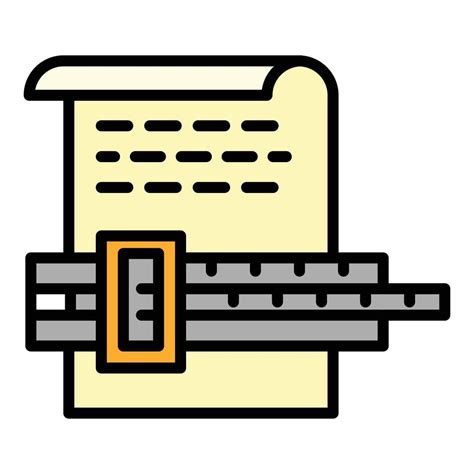 Architect Paper Project Icon Outline Style 14284642 Vector Art At Vecteezy