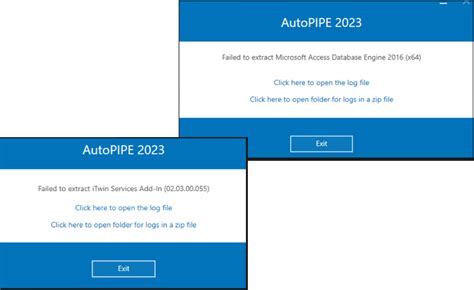 AutoPIPE Failed To Extract Message Appears When Trying To Install AutoPIPE Why