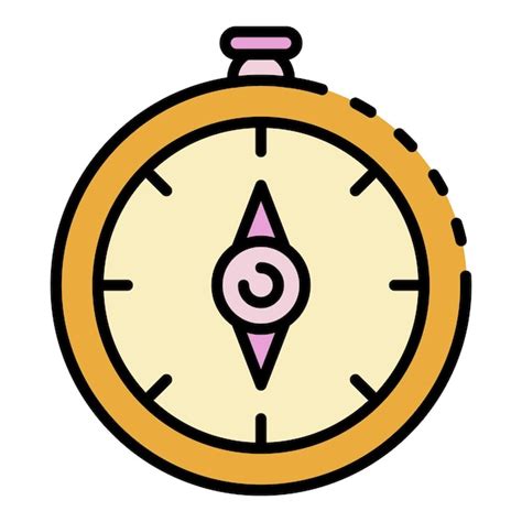 Premium Vector Navigation Compass Icon Outline Navigation Compass