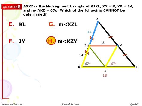 Lesson 5 4 Prove Midsegment Theorem Use Midsegment