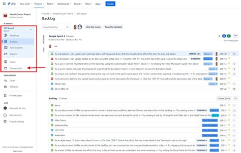 Jira Components