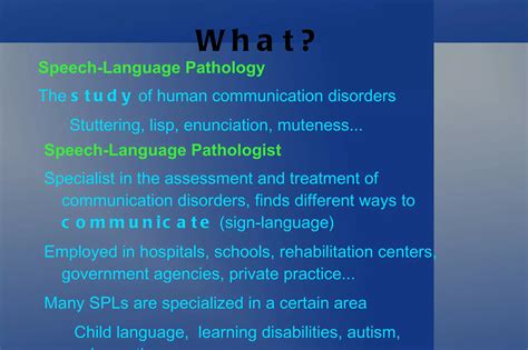 Speech Language Pathology Odp