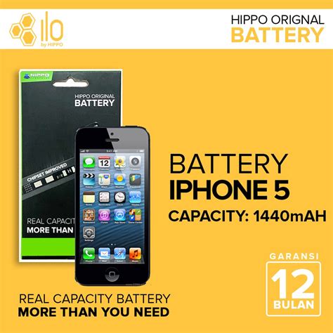 Jual Hippo Baterai Baterry Ori Baterai Iphone G Mah Batere Premium Batu Batre Batrai