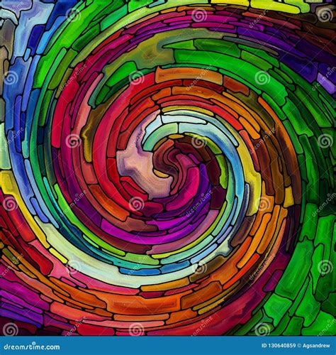 Evolving Spiral Color Stock Illustration Illustration Of Creative