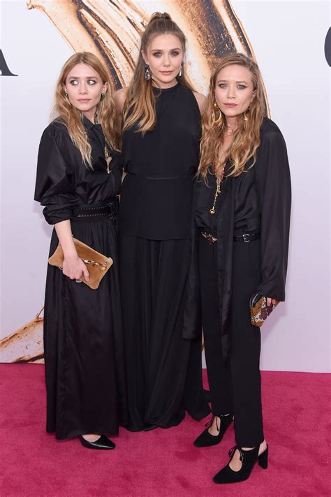 Mary Kate Elizabeth And Ashley Olsen The Fashion Crowd Goes All Out For The CFDA Awards Red
